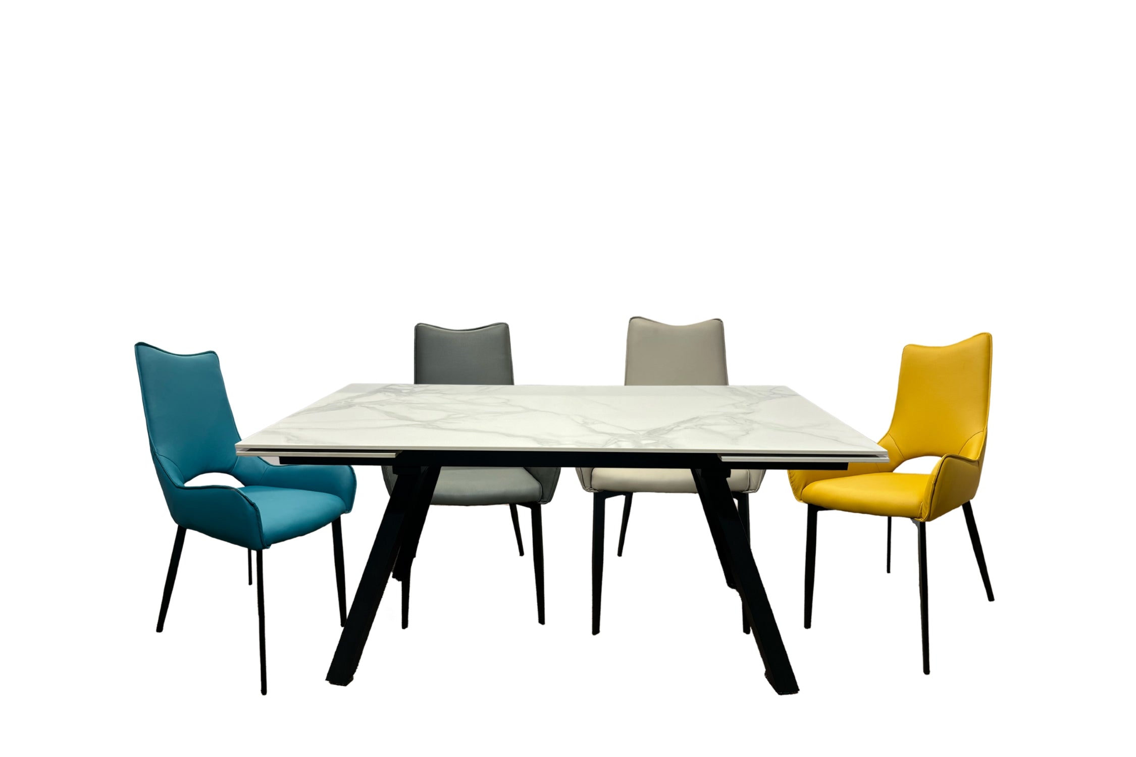 Dalton Dining Table/4Chairs Set