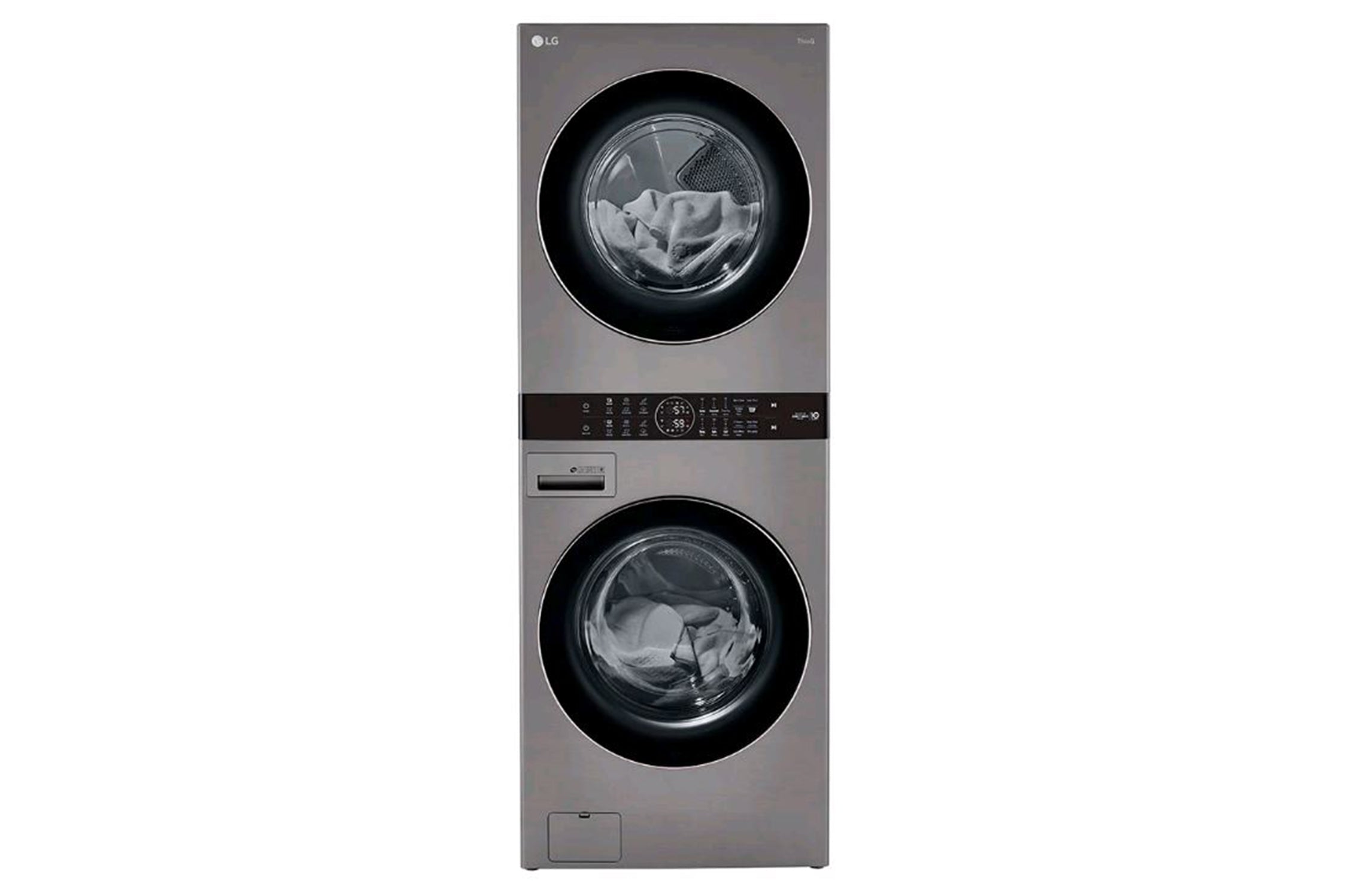 LG Wk10 Combo F/Load Washer/Dryer-Gas Inv S